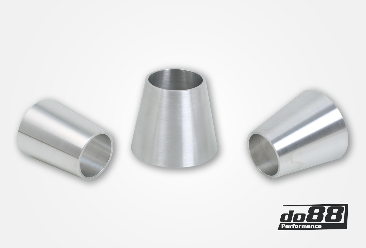 Aluminium reducer 3mm wall thickness - 3mm wall thickness - Al